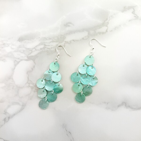 Teal Shells - Etsy