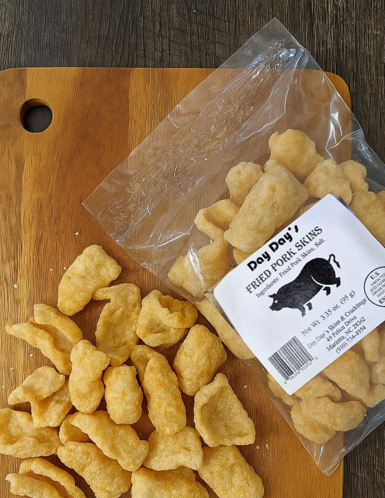 Day Day's Pork Rinds Fried Pork Skins - Etsy