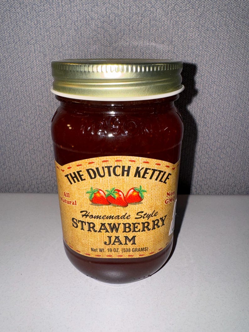 The Dutch Kettle "strawberry" Jam - Etsy