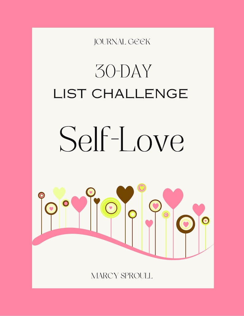 30-day List Challenge: Self-love - Etsy