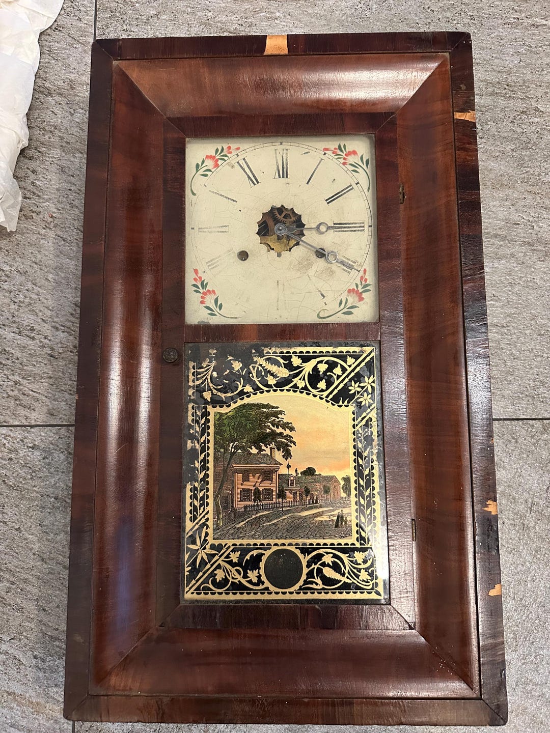Antique American Wall Clock for Sale - Etsy