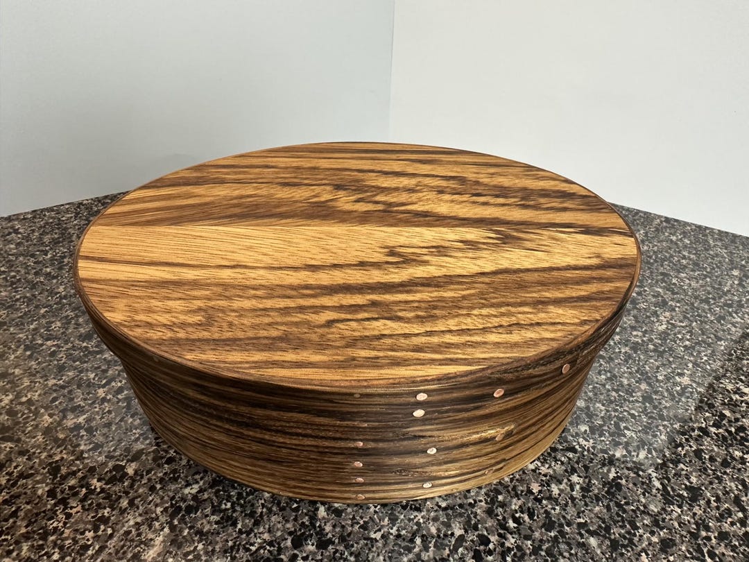 Zebra Wood Shaker Box - Etsy