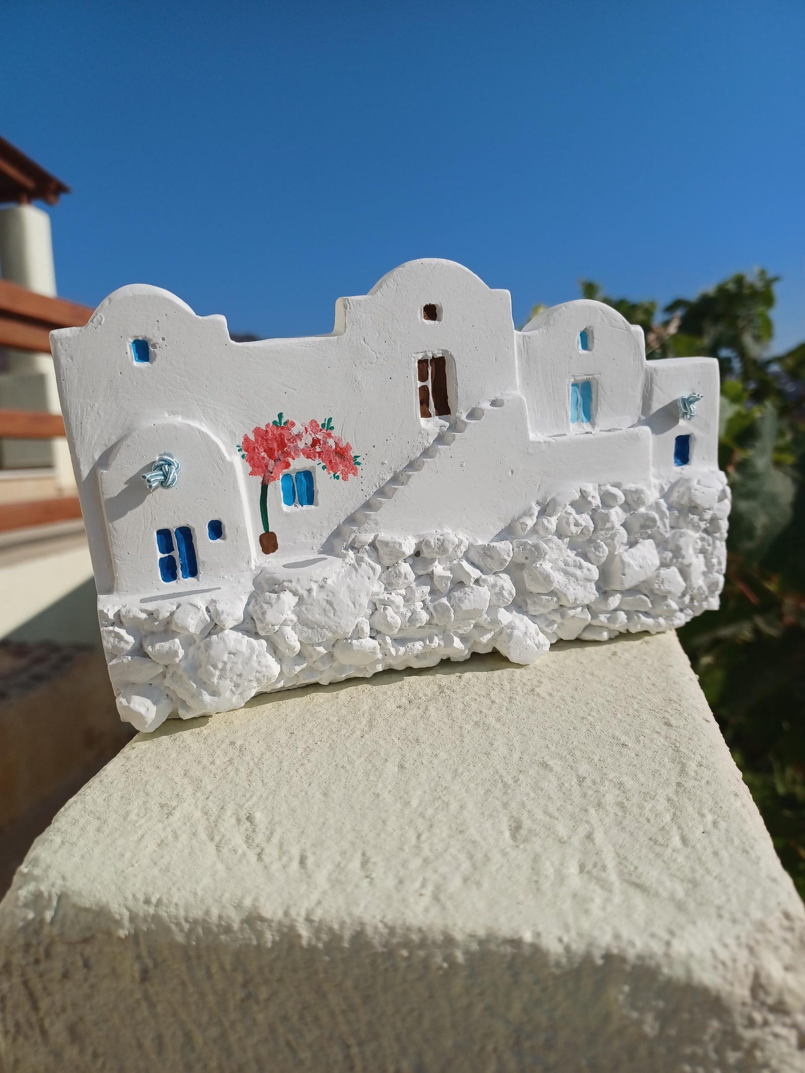 Cycladic House Complex With Bougainvillea - Etsy