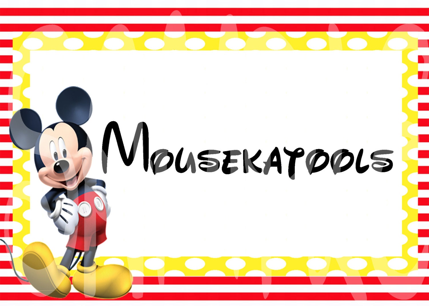 Mousekatools Printable Labels