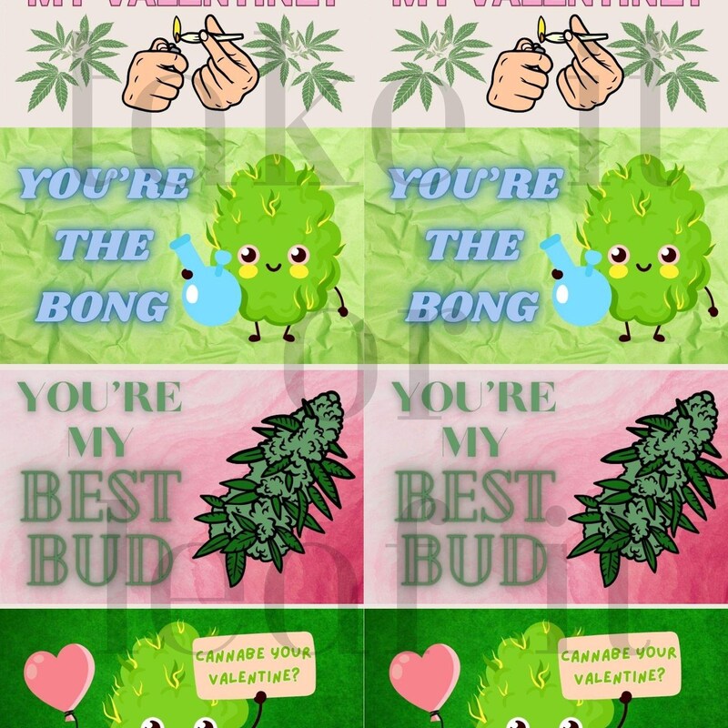 Weed Greeting Card - Etsy