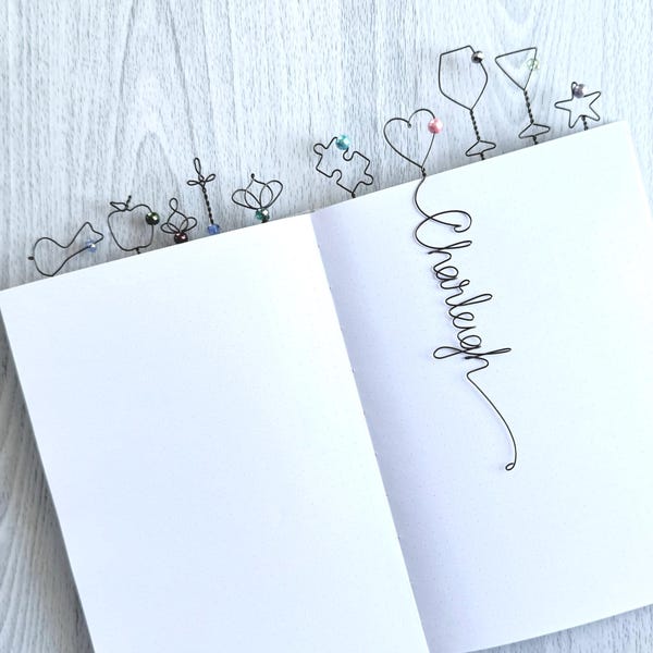 Wire Bookmarks - Etsy