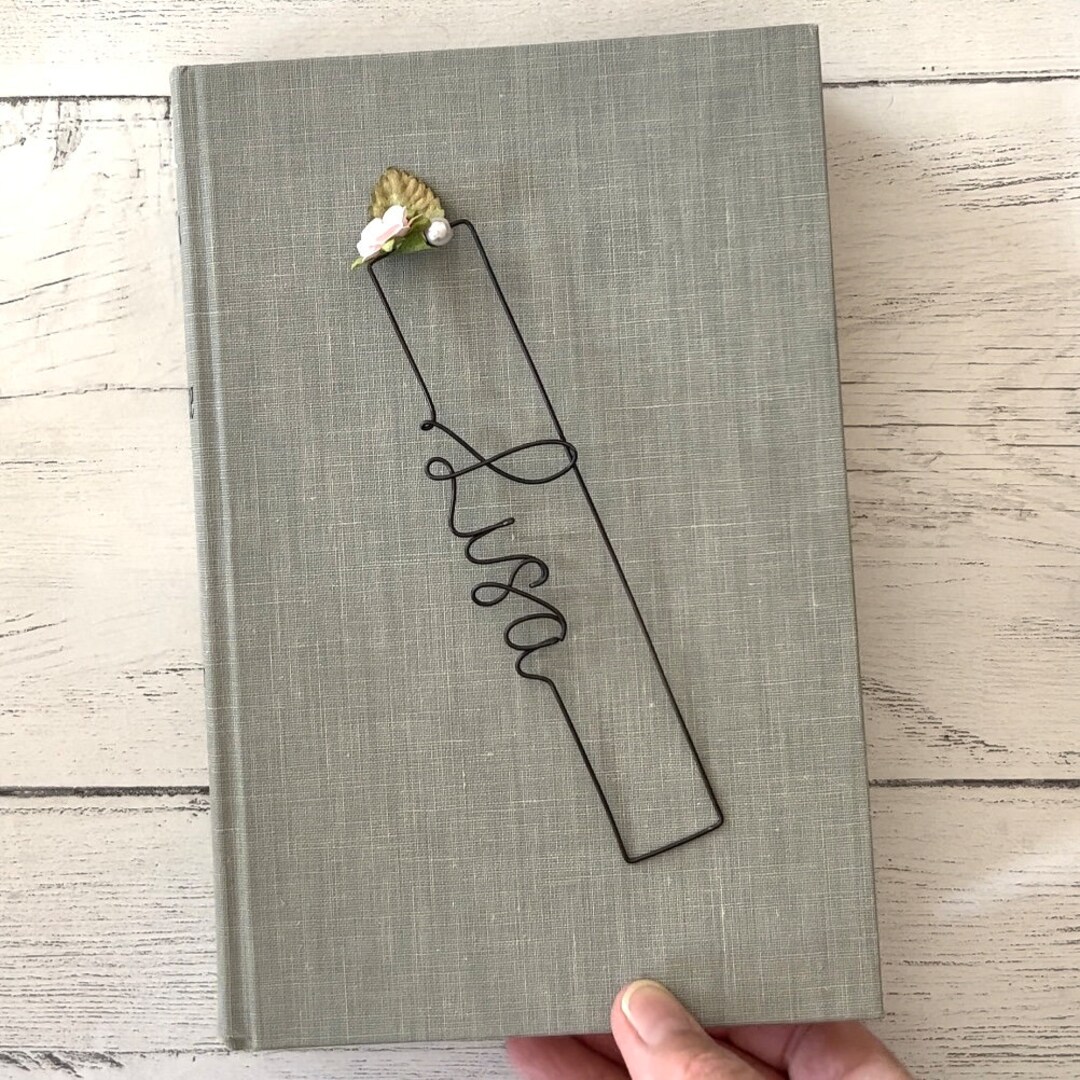Handmade Unique Personalized Wire Bookmark, Metal Bookmark ...