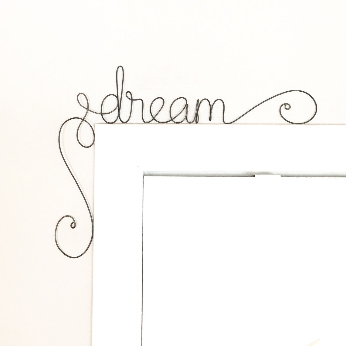 Unique whimsical wire dream sign Unique Over the Door dream | Etsy