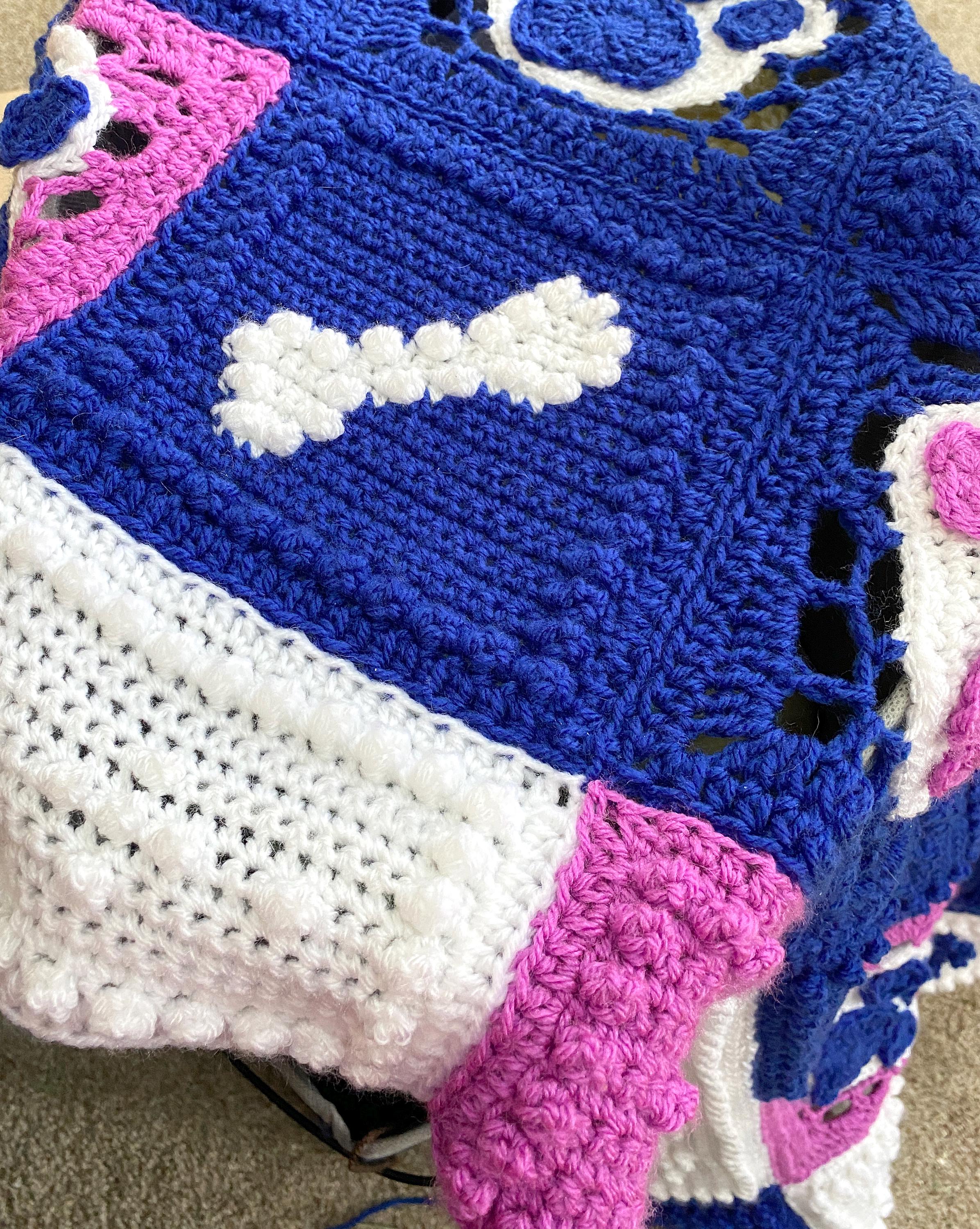 Dog Paw Print Afghan Blanket Crochet Pattern - Etsy