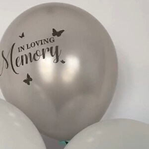 Memorial Balloons Remembrance Funeral Celebration of Life Commemorative ...