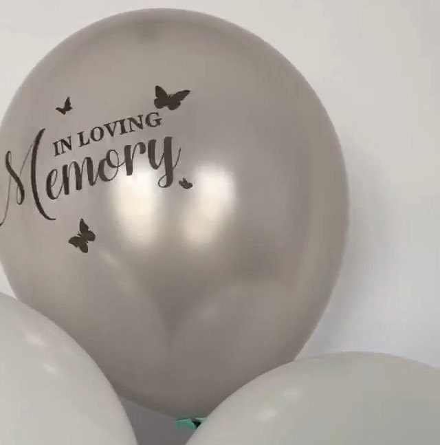 Memorial Balloons Remembrance Funeral Celebration of Life Commemorative ...