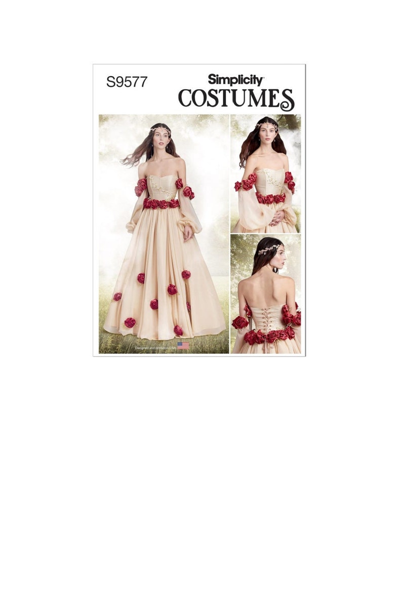 Simplicity S9577 Sewing Pattern Misses' Fantasy Costume Cosplay Sewing ...