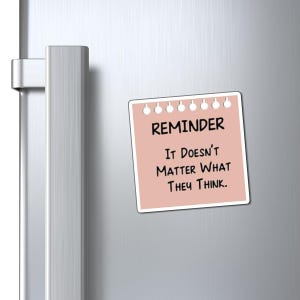 Inspirational Mental Health Fridge Magnets, Reminder Daily Affirmation ...