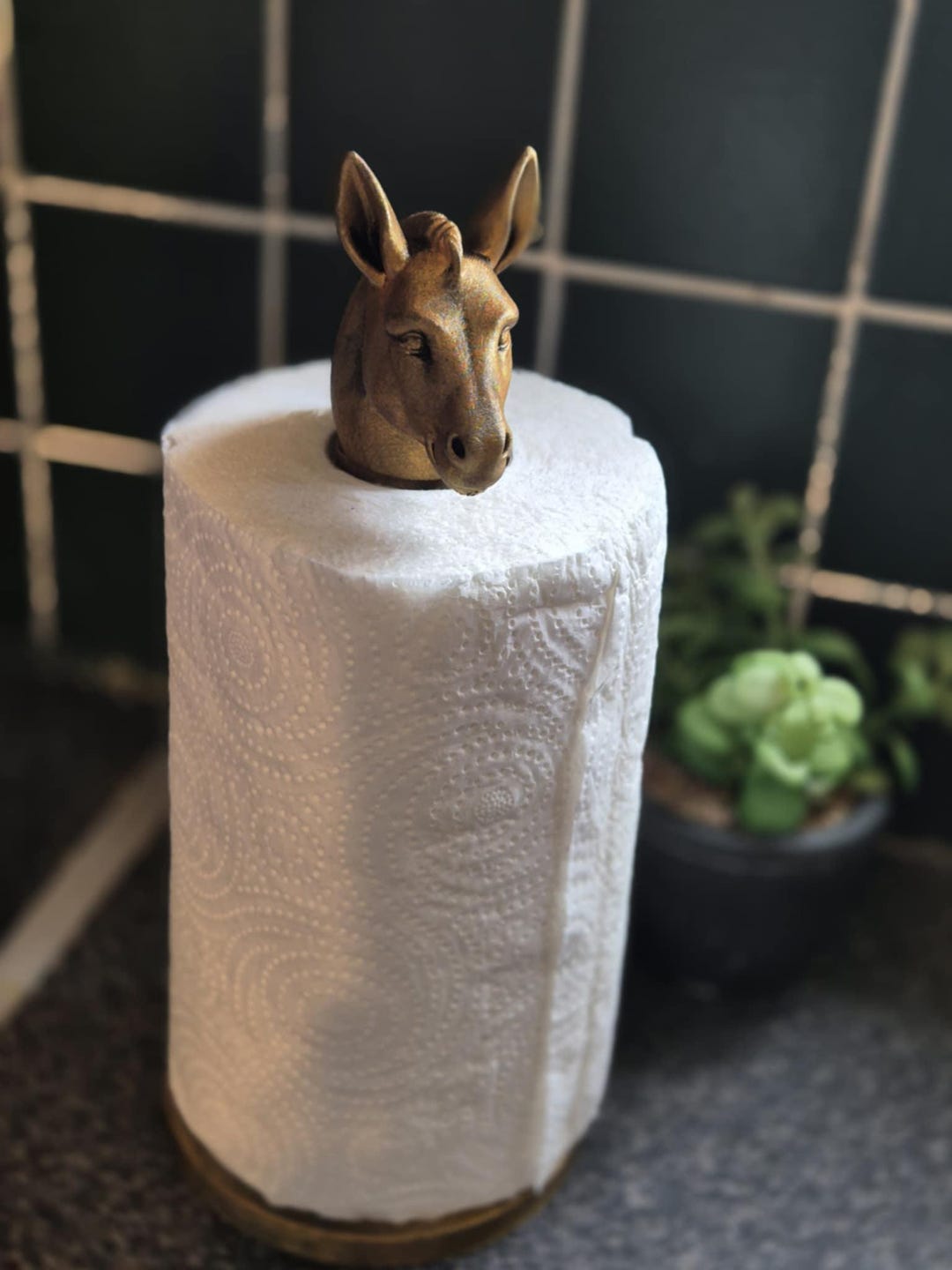 Quirky Donkey Kitchen Roll Holder – 3D Printed Plastic Kitchen ...