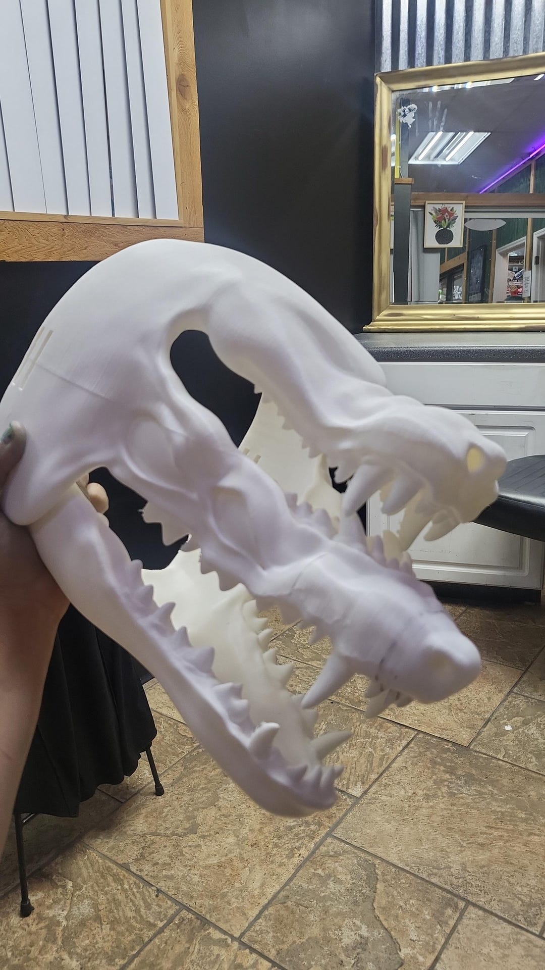 Double Jawed Demon Canid Mask Blank - Etsy