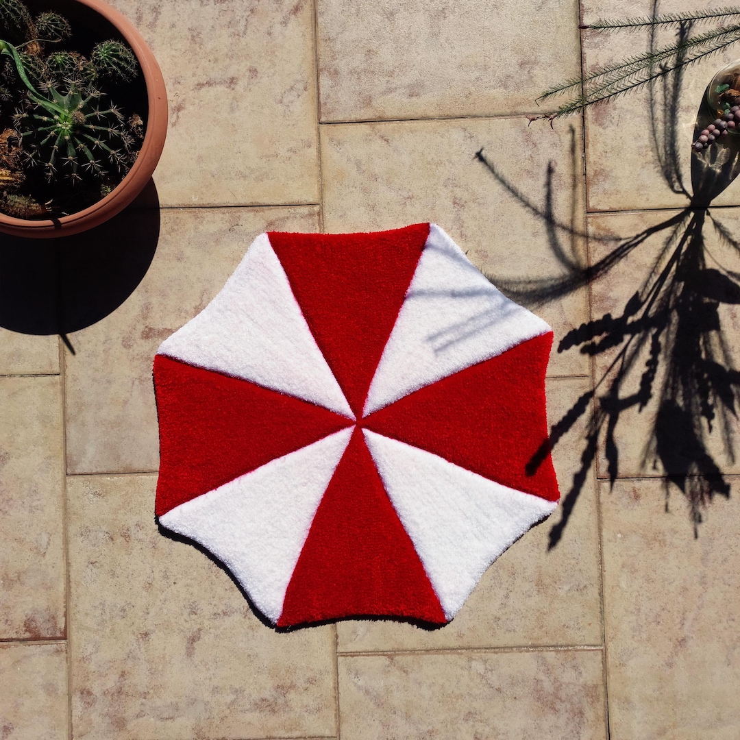 3d Umbrella Corp Tufted Rug, Resident Evil Carpet Decor, Umbrella ...