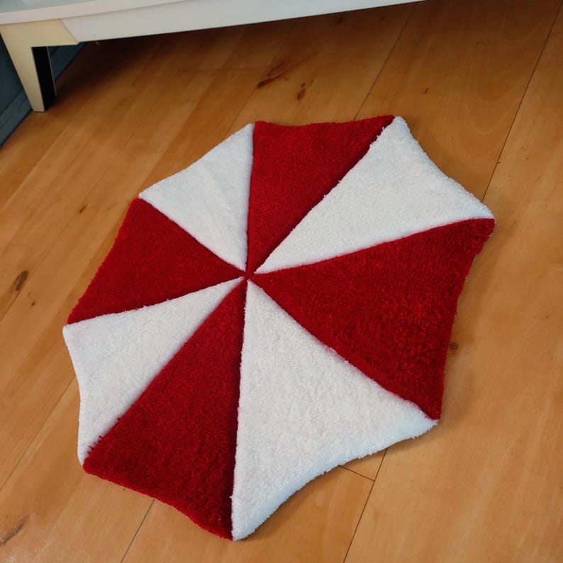 3d Umbrella Corp Tufted Rug, Resident Evil Carpet Decor, Umbrella ...