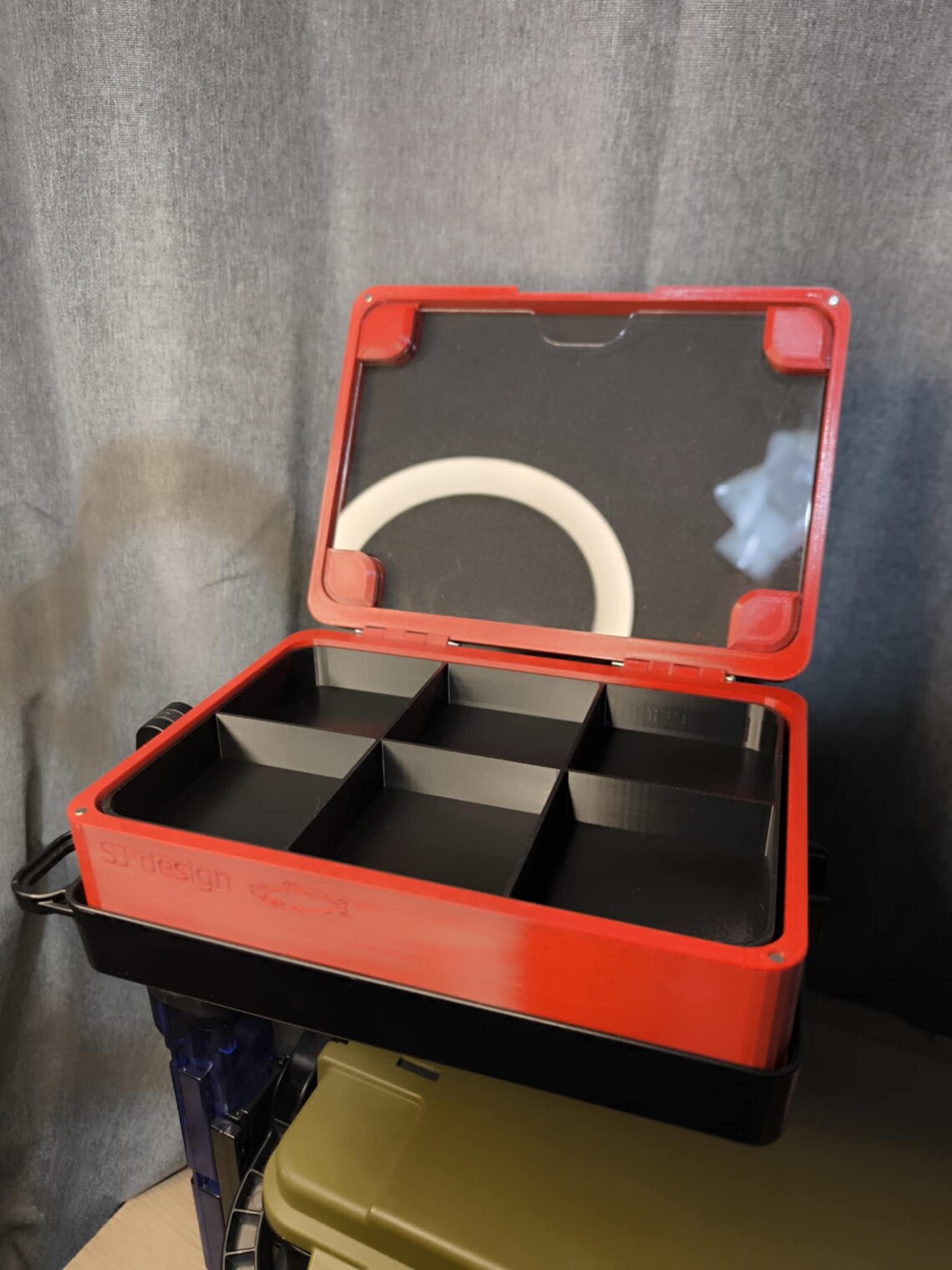 3D Printed Fishing Side Tray Organizer: Tackle Box Accessory - Etsy