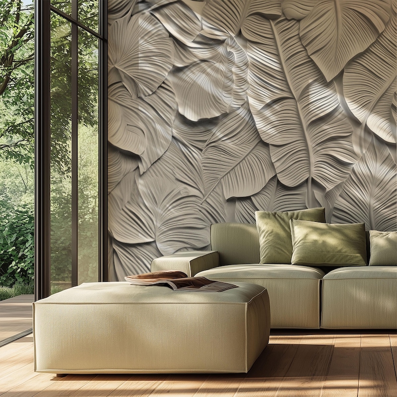 3d Embossed Wallpaper - Etsy