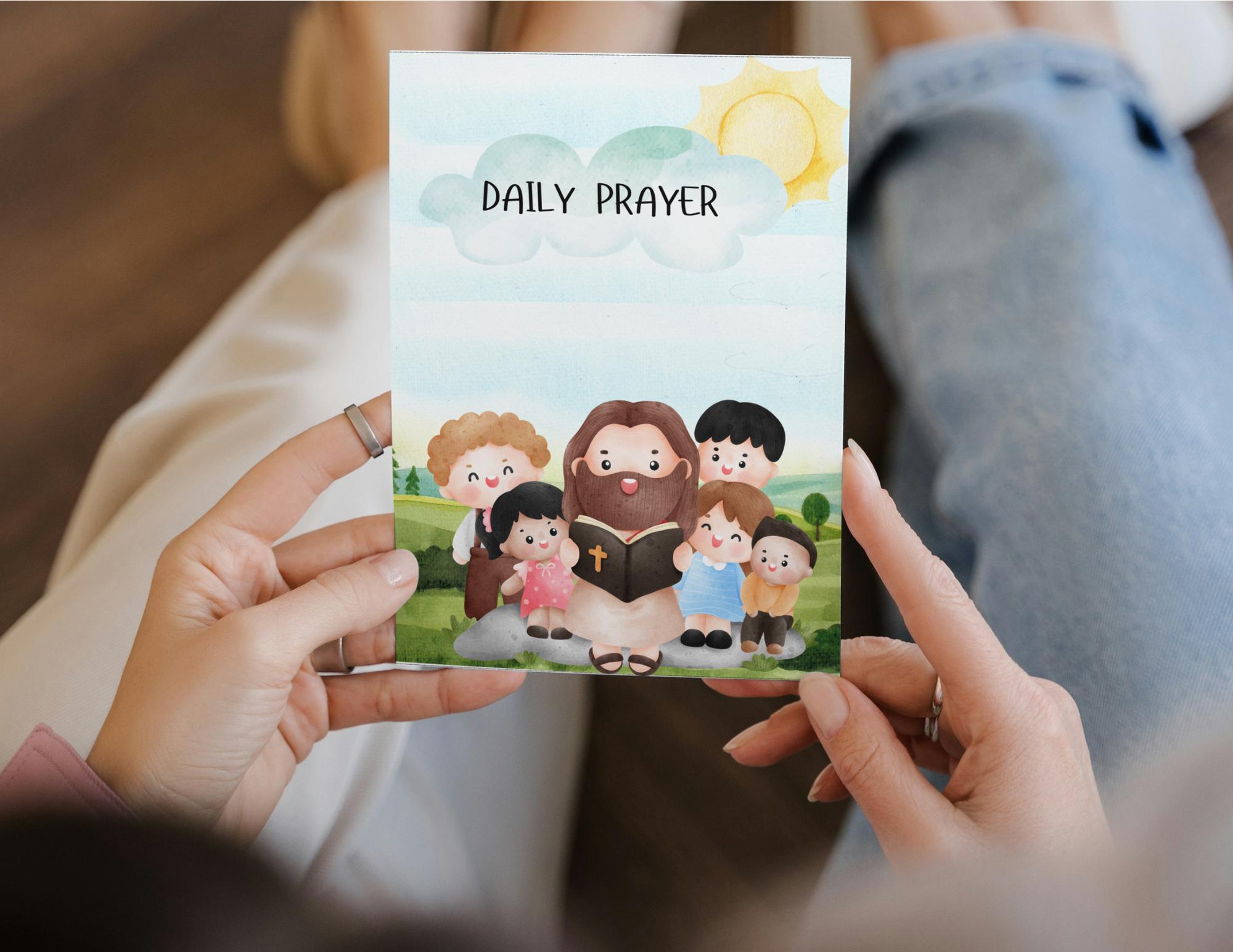 Children's Prayer Cards - 60 Christian Prayer Cards for Kids, Printable ...