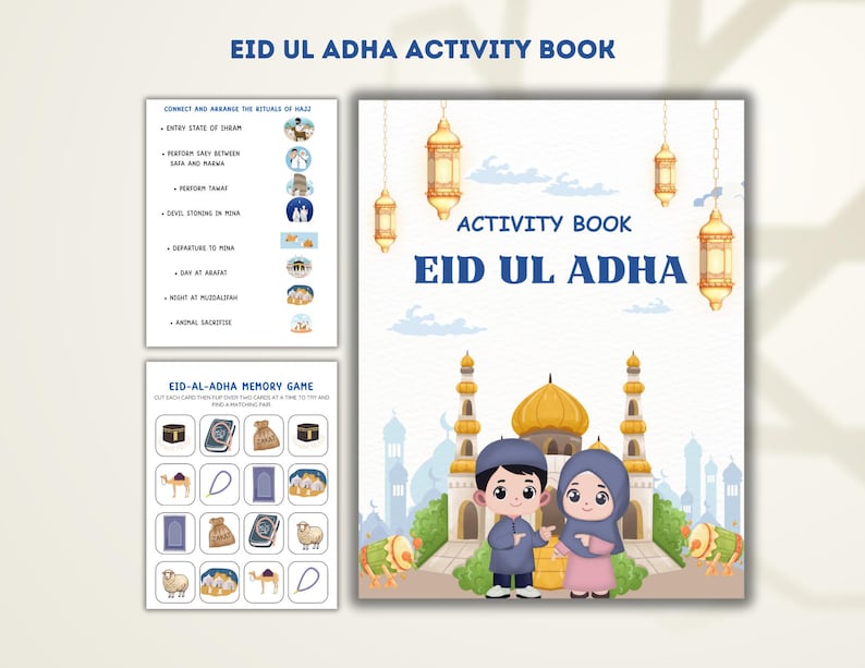 Eid Al Adha Kids Activity Pack, Hajj Games (PDF) - Etsy