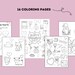 Valentine's Day Kids Printable Activity Bundle With Coloring Pages for ...