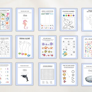 Printable Kids Activity Early Finishers Book Worksheets Preschool Pre-k ...