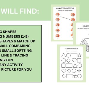 Printable Kids Activity Early Finishers Book Worksheets Preschool Pre-k ...