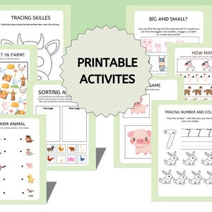 Printable Kids Activity Early Finishers Book Worksheets Preschool Pre-k ...