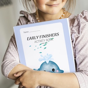 Printable Kids Activity Early Finishers Book Worksheets Preschool Pre-k ...