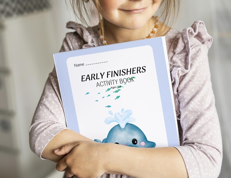 Printable Kids Activity Early Finishers Book Worksheets Preschool Pre-k ...