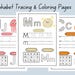 Kids Learning Worksheets, Alphabets, Numbers, Colors (PDF Pattern) - Etsy