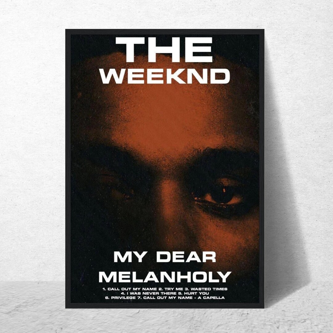 THE WEEKND Poster / Vintage Wall Art / Music Memorabilia / Retro Wall ...