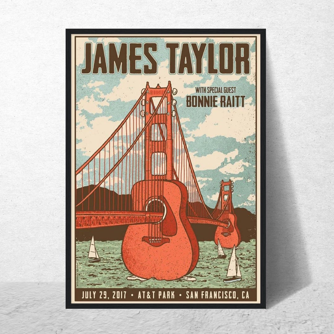 JAMES TAYLOR Poster / Vintage Wall Art / Music Memorabilia / Retro Wall ...