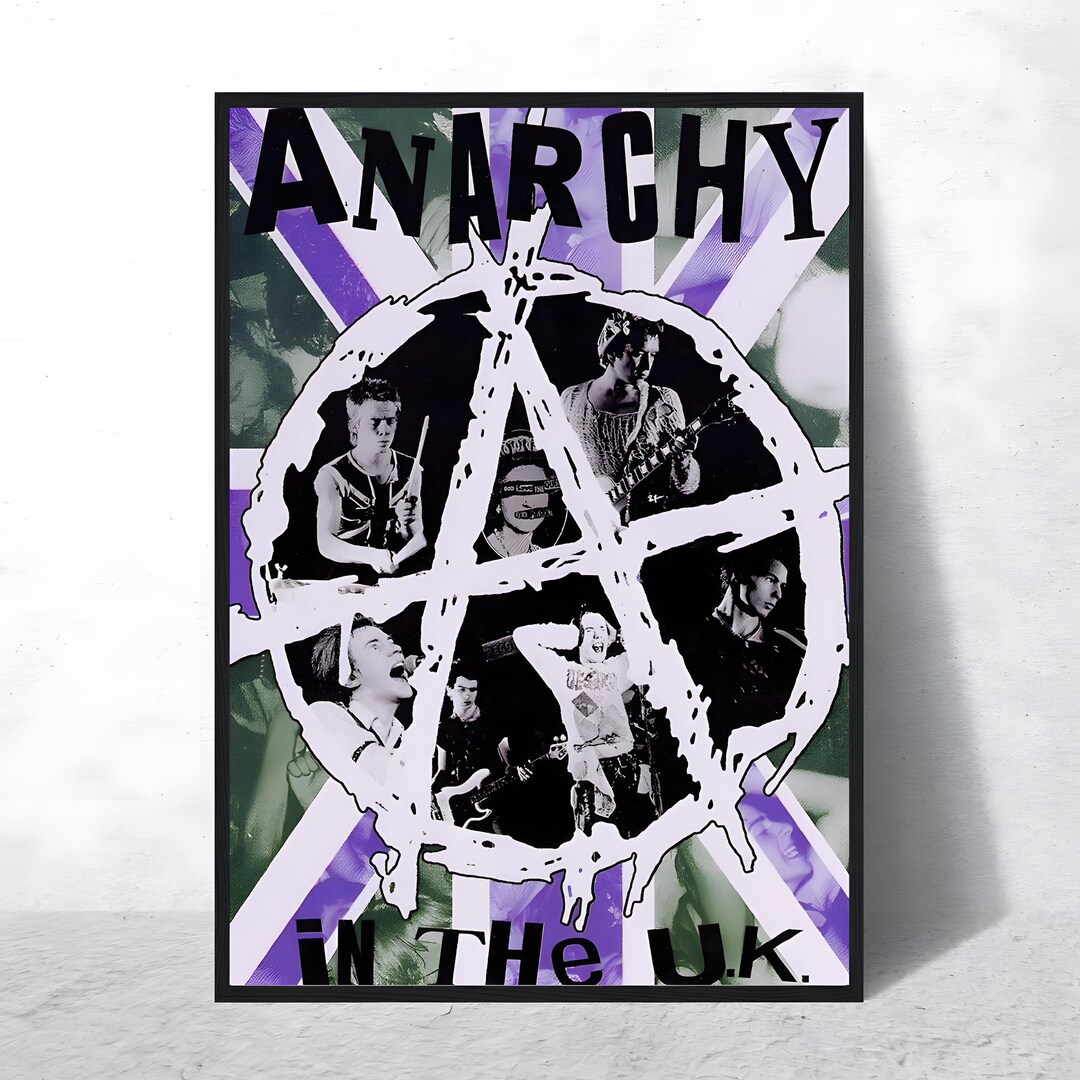 ANARCHY in THE UK Band Poster / Vintage Wall Art /music Memorabilia ...