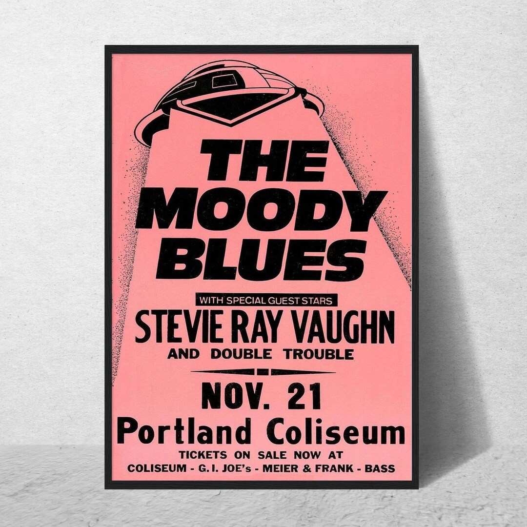 THE MOODY BLUES Band Poster /vintage Wall Art /music Memorabilia /retro ...