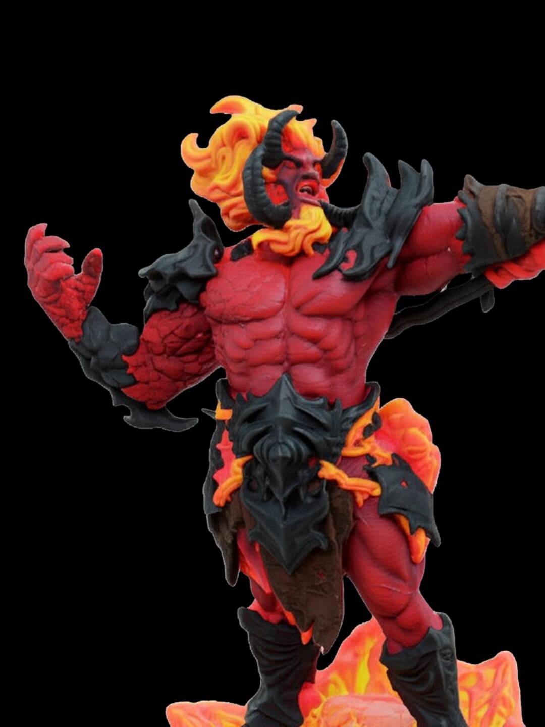 Fire Giant Miniature (boss) - 28mm & 32mm Options - Tabletop - Fantasy ...
