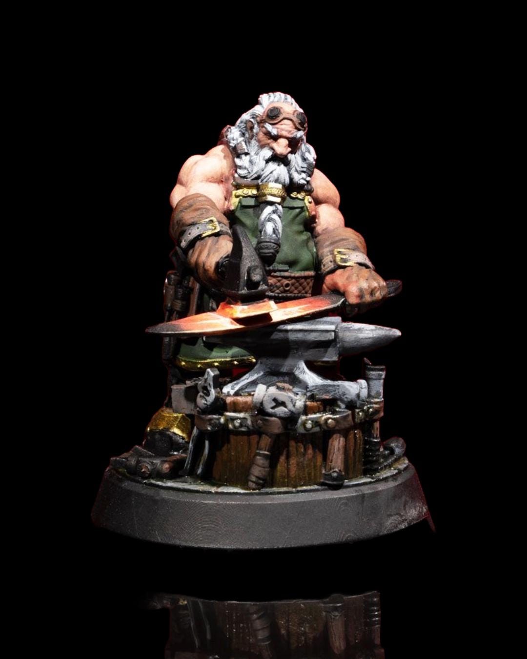 Dwarven Blacksmith Miniature - TTRPG - Tabletop - Wargaming - Hero - Etsy