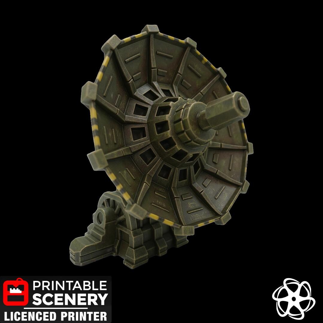 Radar Dish - Miniature - 15mm - 28mm - 32mm - 75mm - TTRPG - Resin - Etsy