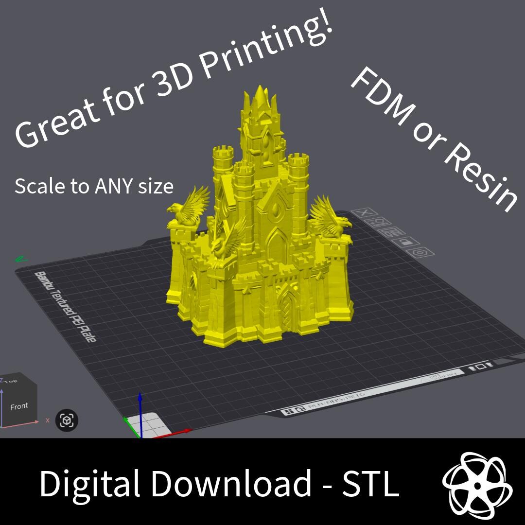 Kings Stronghold - STL - Digital Download - Great for 3D Printing ...