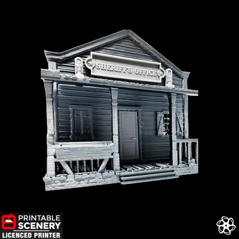 Sheriff's Office - Wild West - Frontier - Diorama - Western - Cabin ...