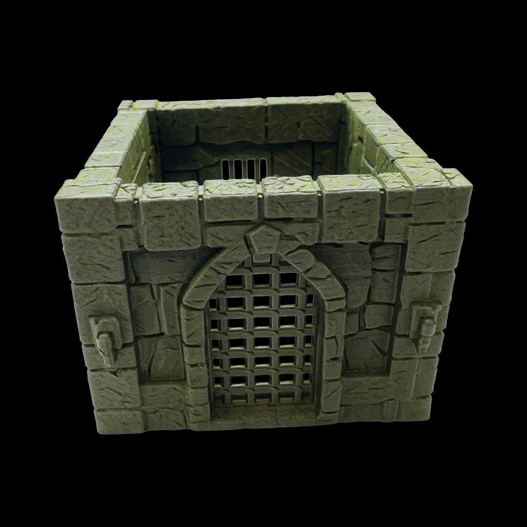 Montblanc Prison Cell - Miniature - 15mm - 28mm - 32mm - Dnd - Resin - Etsy