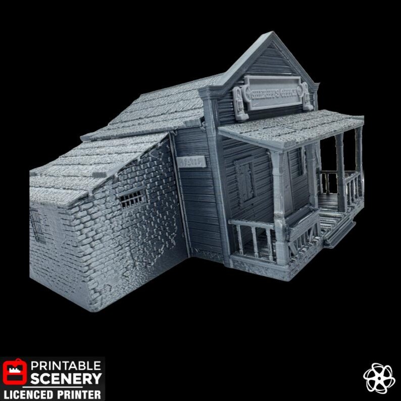 Sheriff's Office - Wild West - Frontier - Diorama - Western - Cabin ...