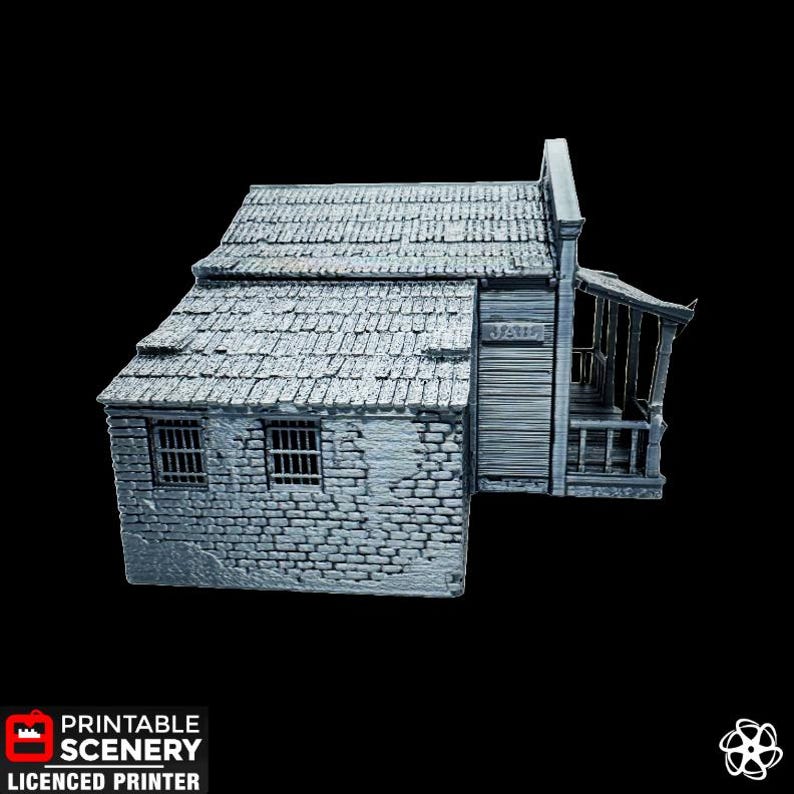 Sheriff's Office - Wild West - Frontier - Diorama - Western - Cabin ...