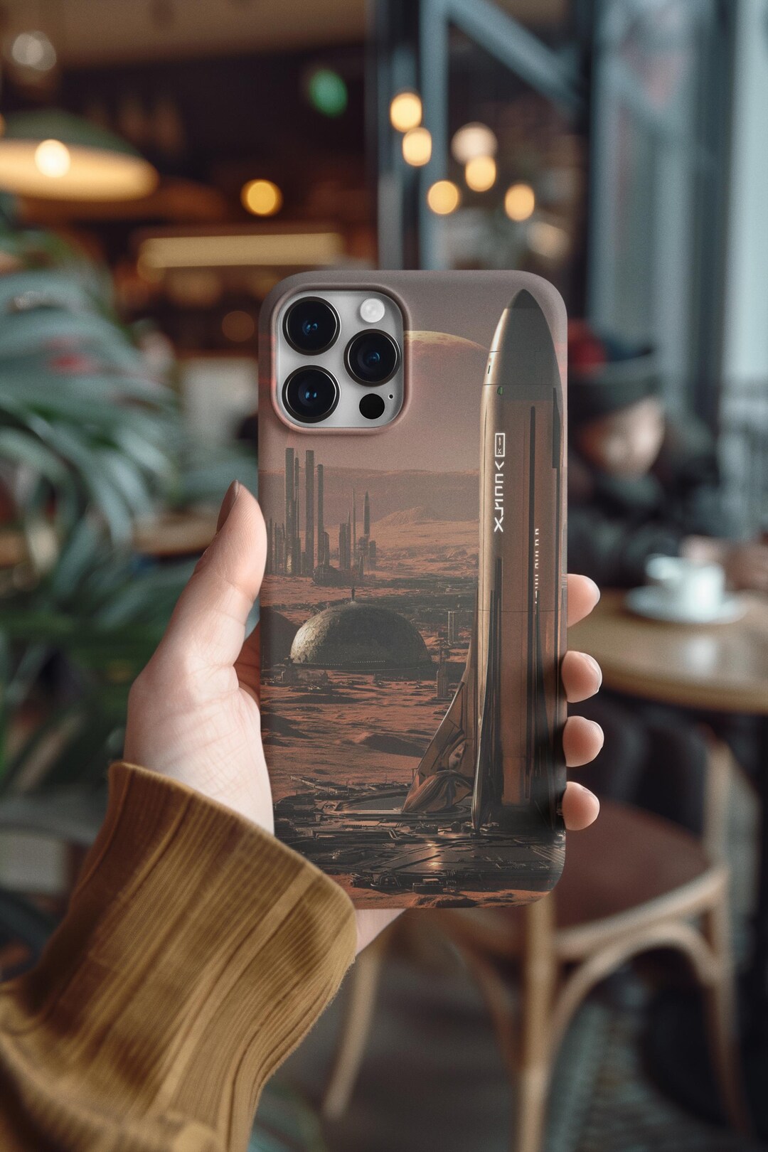 IPhone 15 Pro Max Case, Spacex Mars Landing Design Tough Magnetic Case ...