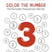 Number Recognition Color Worksheets | 1–9 Printable Activity Set ...