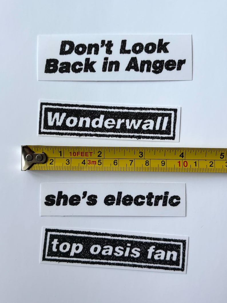 Oasis Sticker Pack, Cigarettes & Alcohol - Etsy