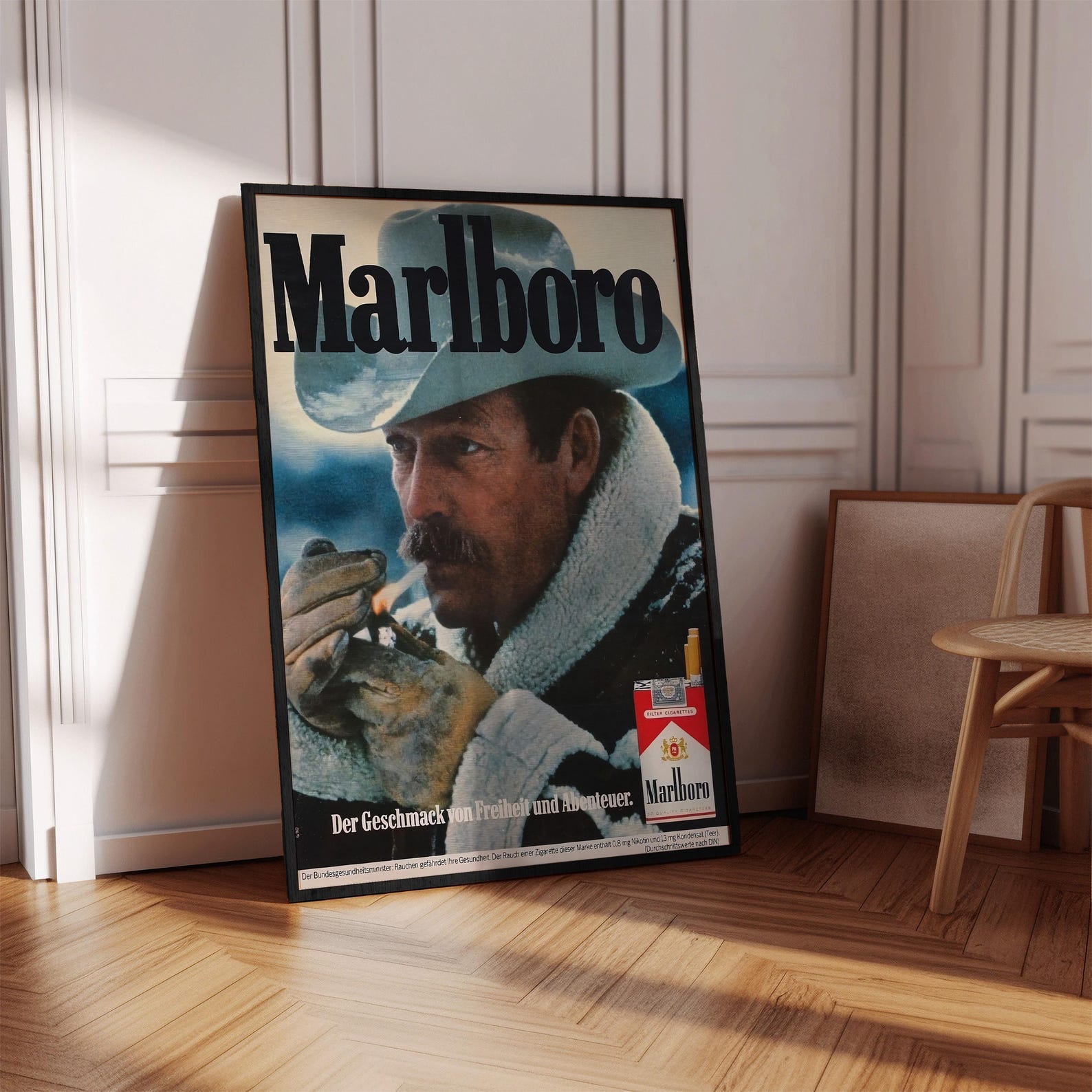 Vintage Marlboro Print, Marlboro Vintage Poster Retro Art Print, Retro ...