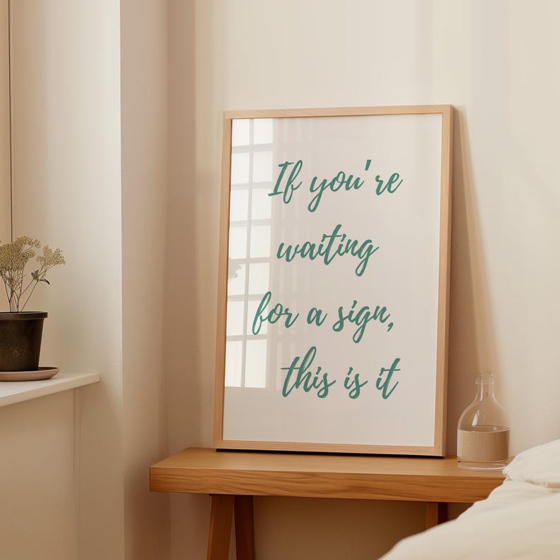 Motivational Sign Print, Positive Message Art (digital Download) - Etsy
