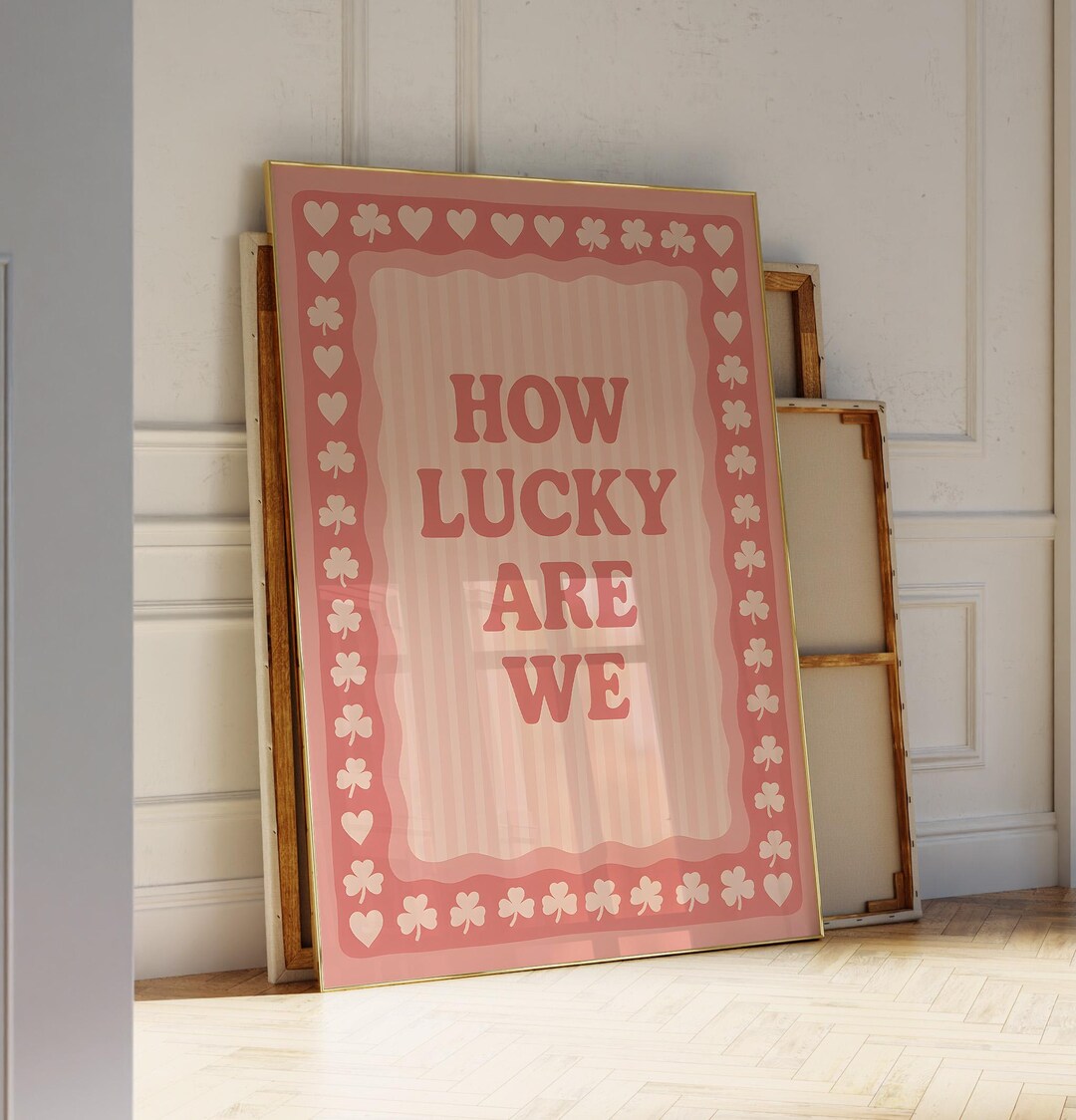 Pink Stripe Quote Poster, Preppy Home Decor Art - Etsy